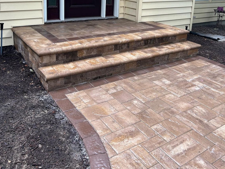 Stoops & Retaining Walls - Geo Group Masonry & Landscape